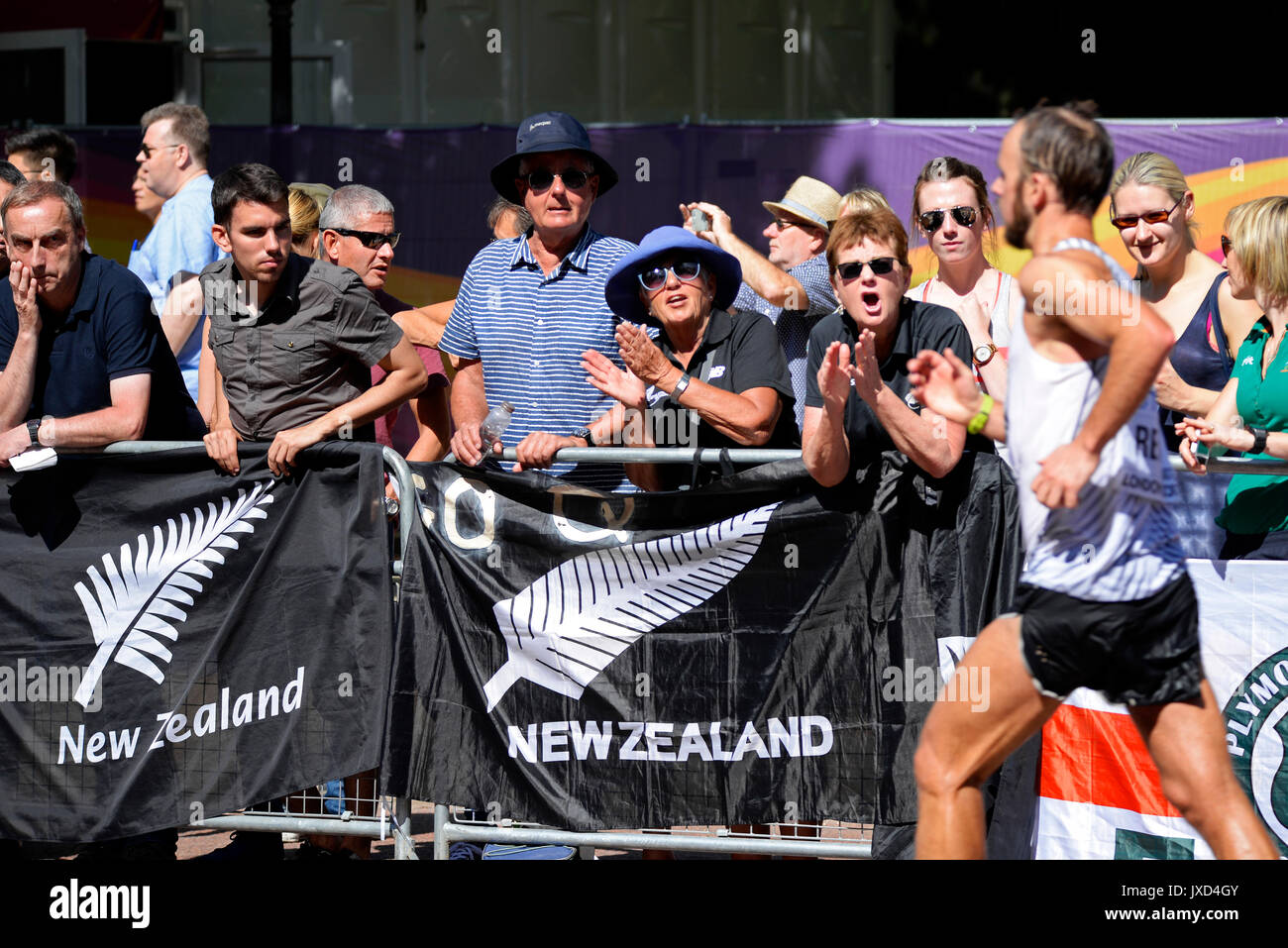 Quentin Rew of New Zealand competing in the IAAF World Athletics ...