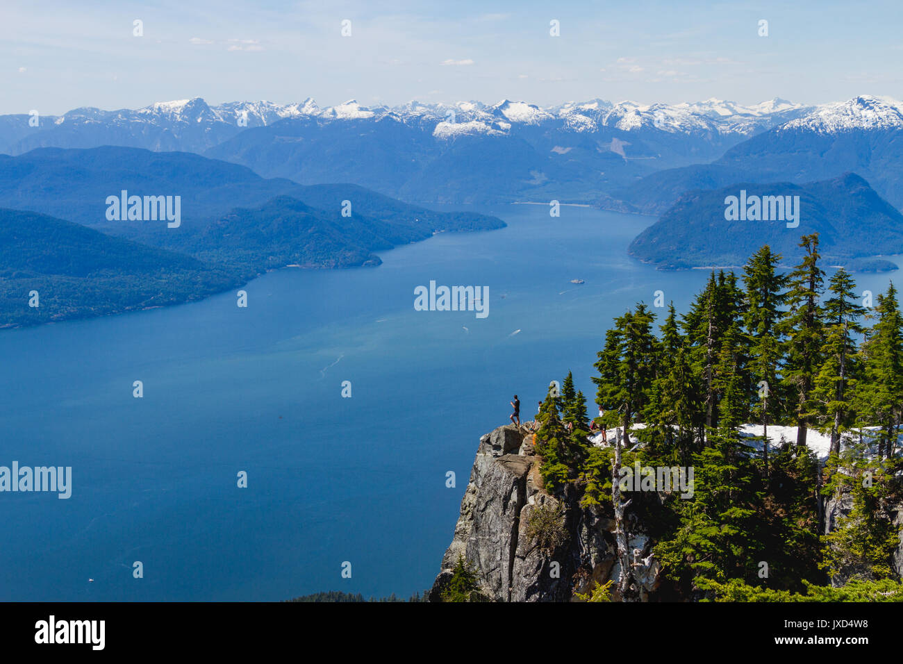 Beautiful scenery with islands, ocean and clear sky Stock Photo - Alamy