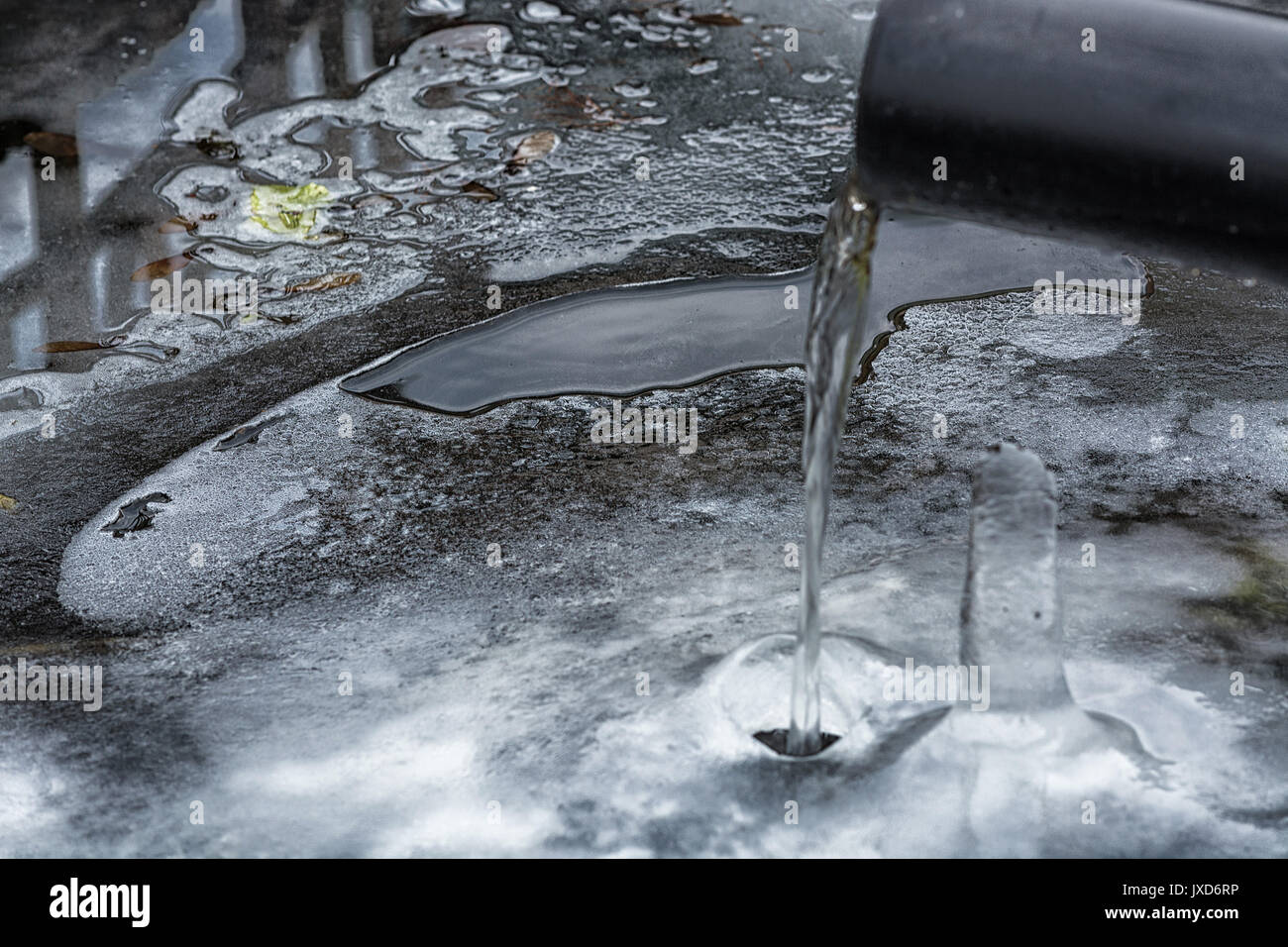 Water jet with clear spring water as drinking water hi-res stock ...