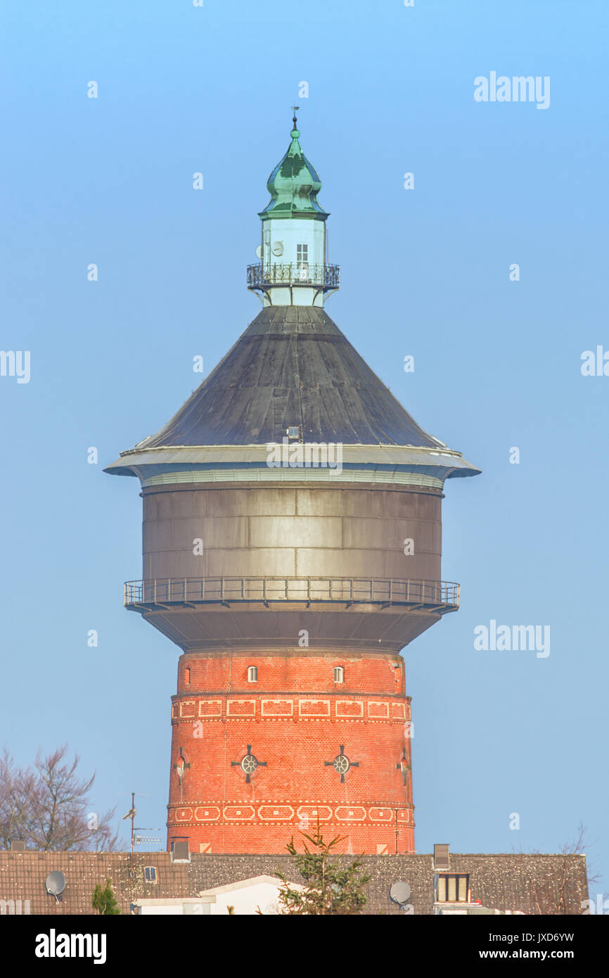 Old Water Tower at the Steeger Street in Velbert, Germany Stock Photo ...