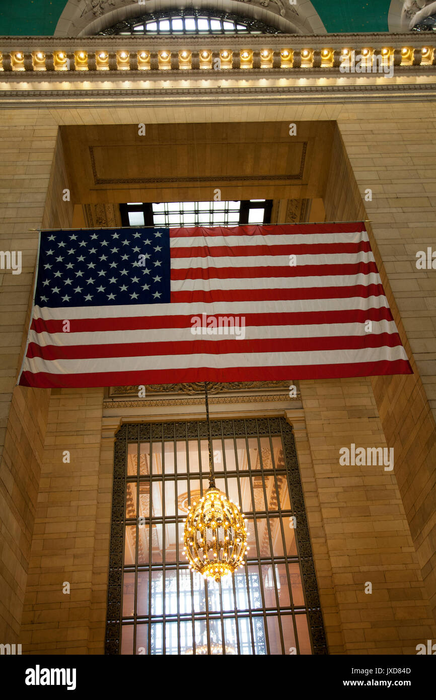 American flag inside inside city hall hi-res stock photography and ...