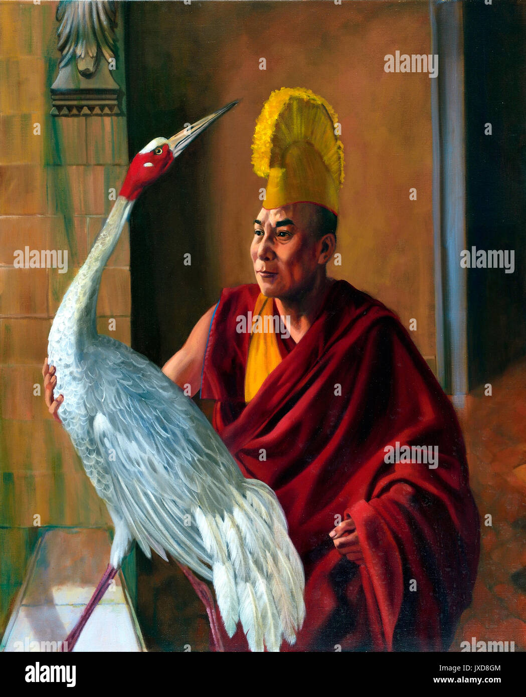 Monk crane hi-res stock photography and images - Alamy