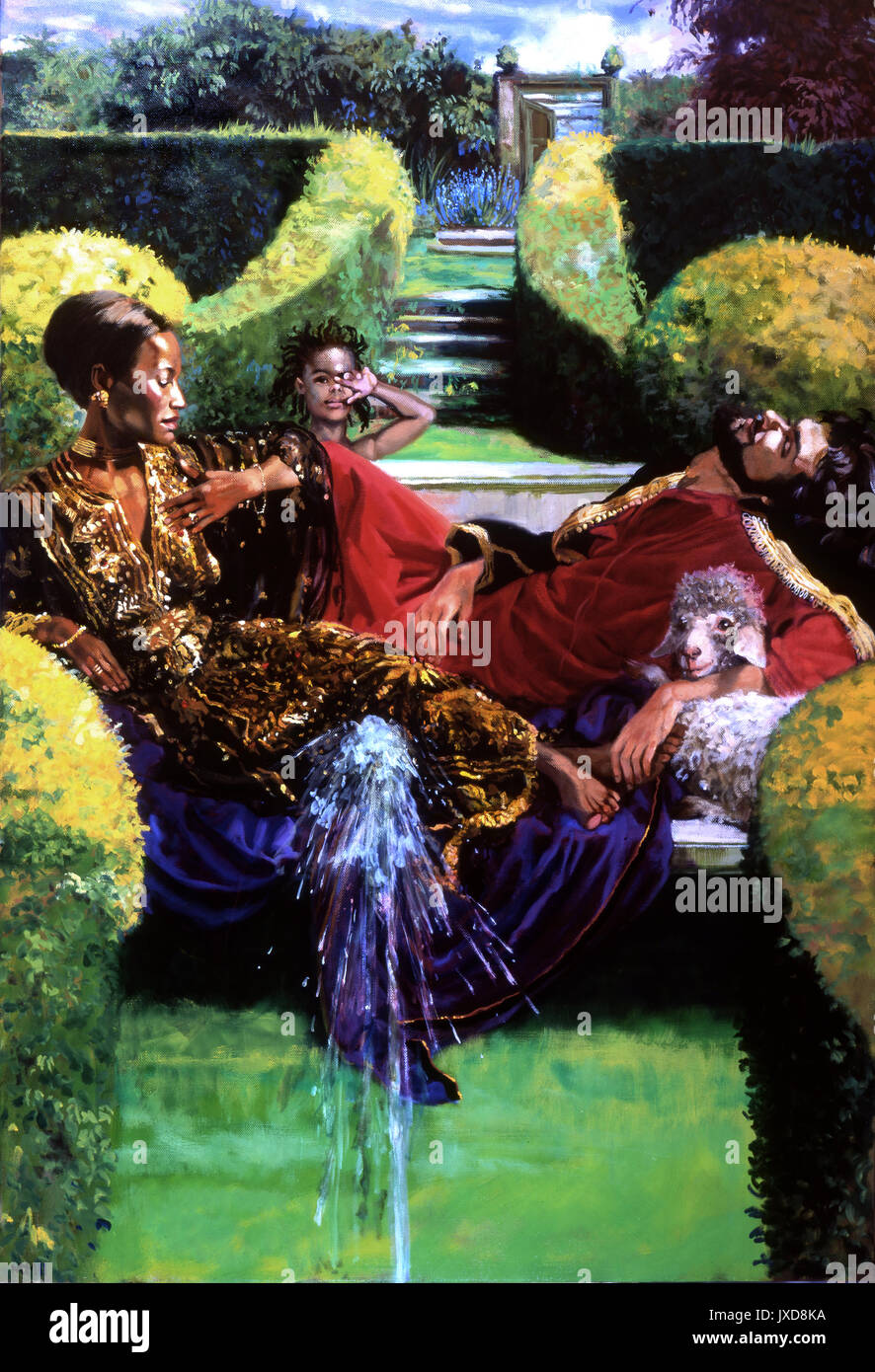 King solomon and the queen of sheba hi-res stock photography and images ...