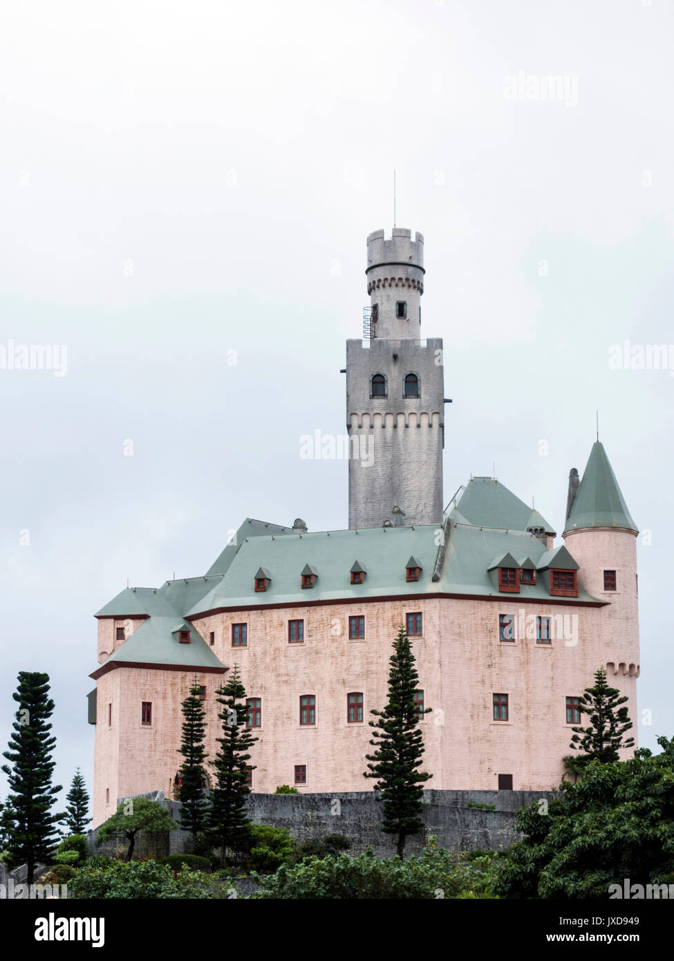 Castle in Miyakojima themepark "Ueno German Cultural Village", Miyako ...