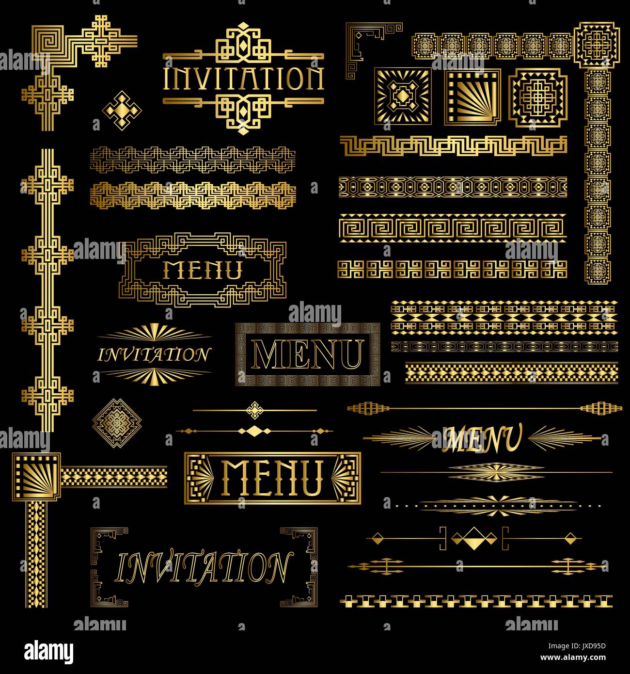 Menu border hi-res stock photography and images - Alamy