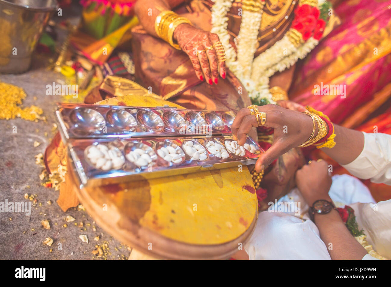 wedding Indian rituals Stock Photo - Alamy