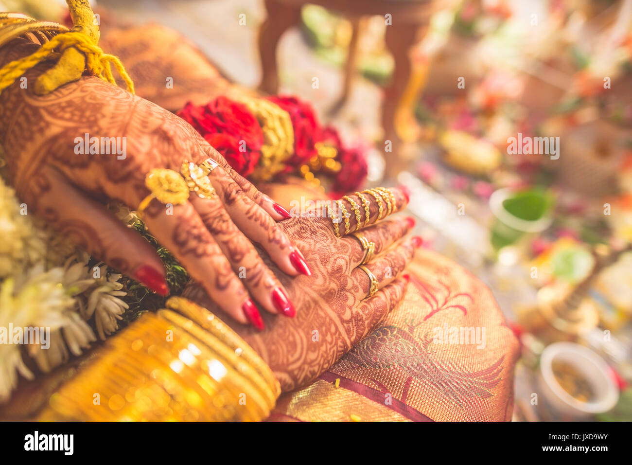 wedding Indian rituals Stock Photo - Alamy