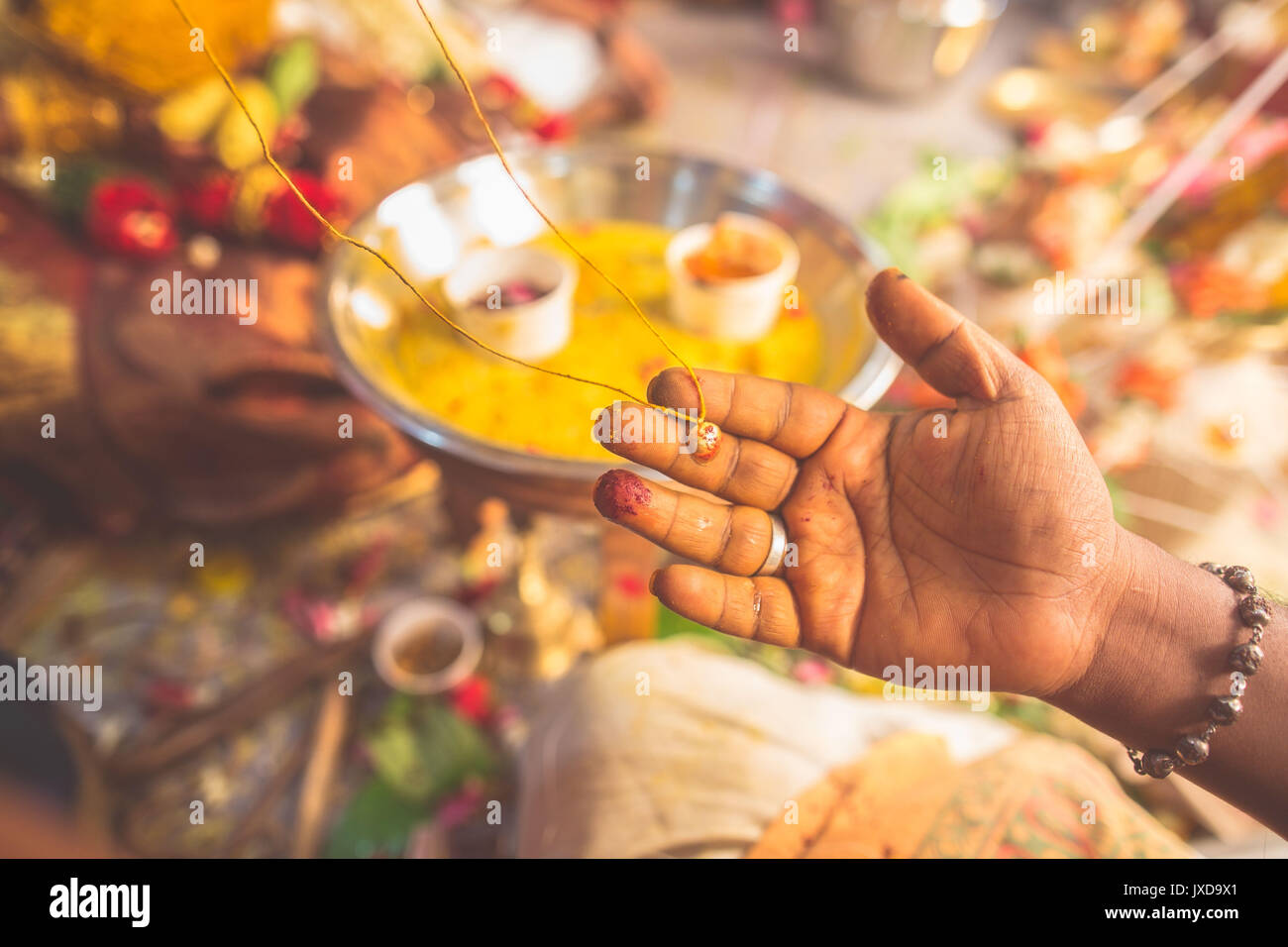 wedding Indian rituals Stock Photo - Alamy