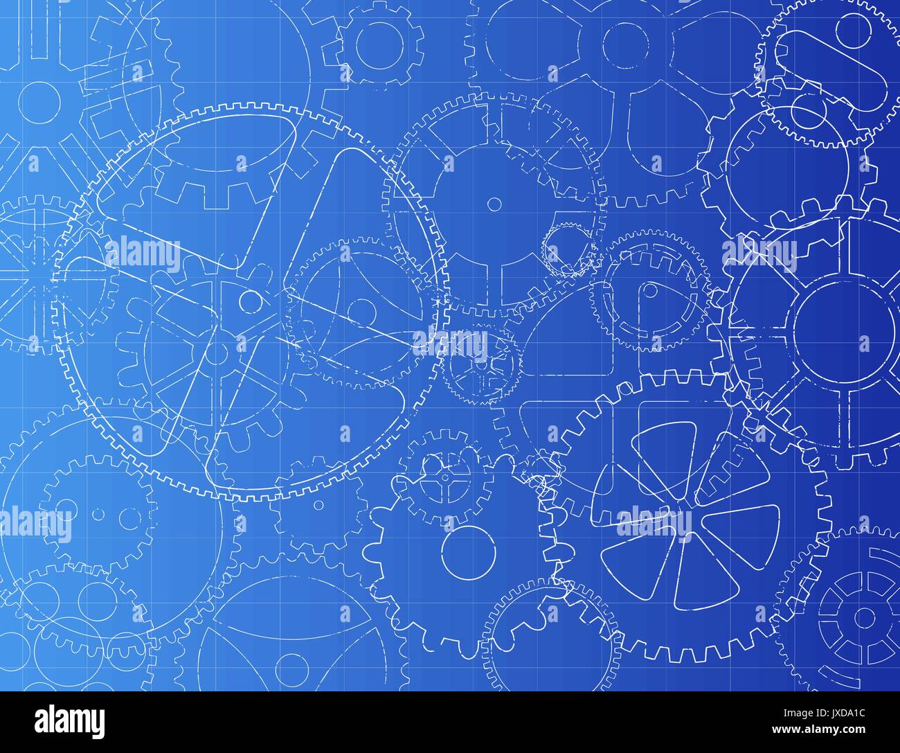 Technical drawing of gears hi-res stock photography and images - Alamy