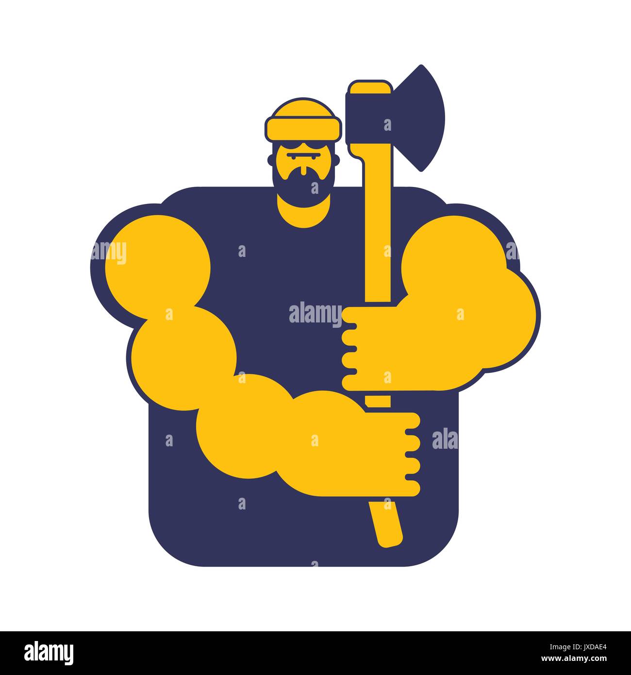 Cartoon lumberman hi-res stock photography and images - Alamy