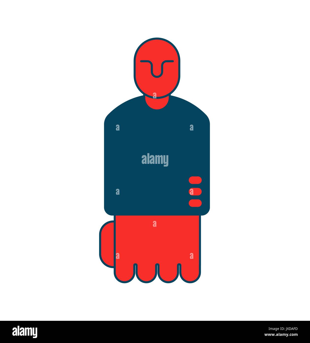 Adult angry profile Stock Vector Images - Alamy