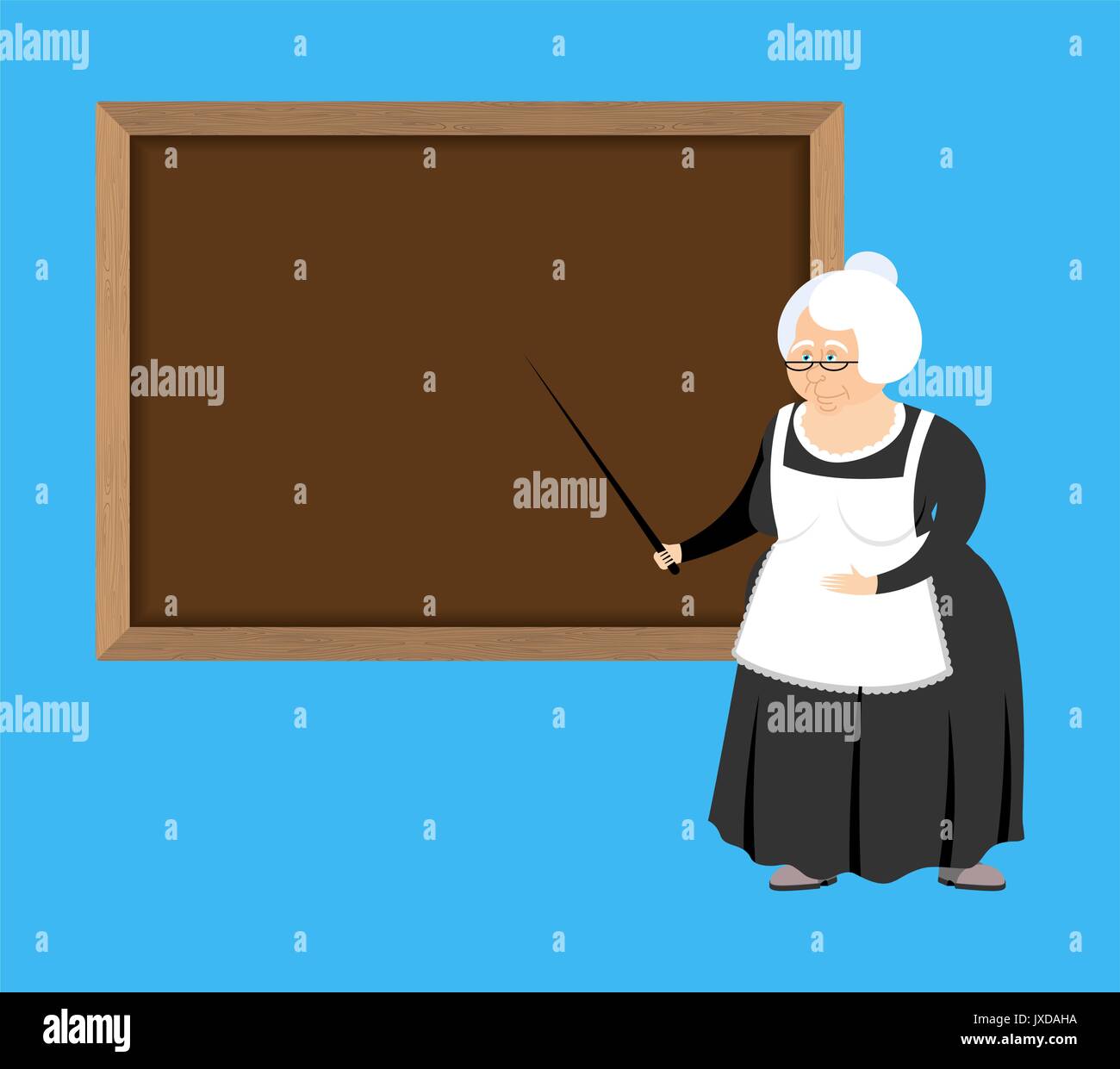 Old teacher and school board. pedagogue grandmother. Governess retired ...