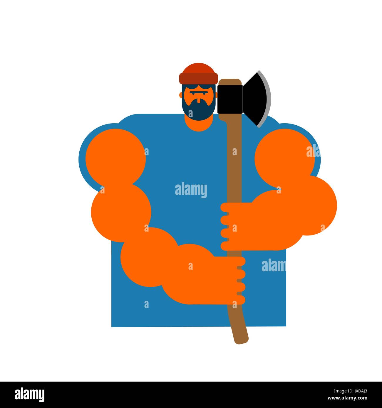 Cartoon lumberman Stock Vector Images - Alamy