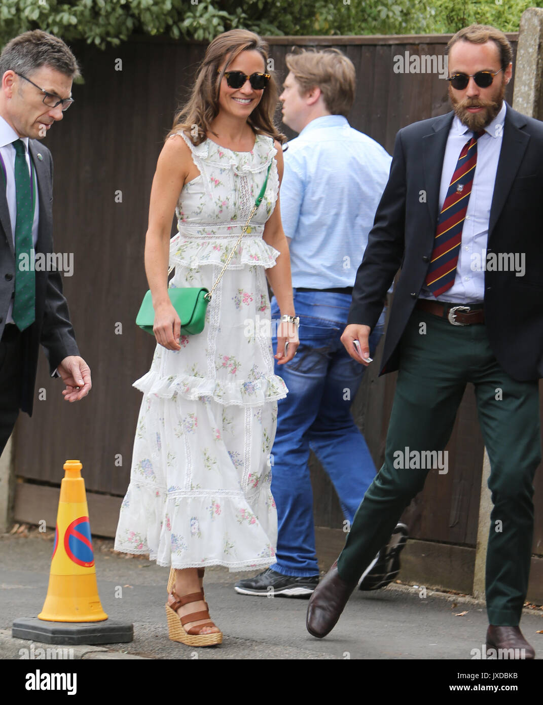 Pippa Middleton and James Mathews arriving at Wimbledon Featuring ...