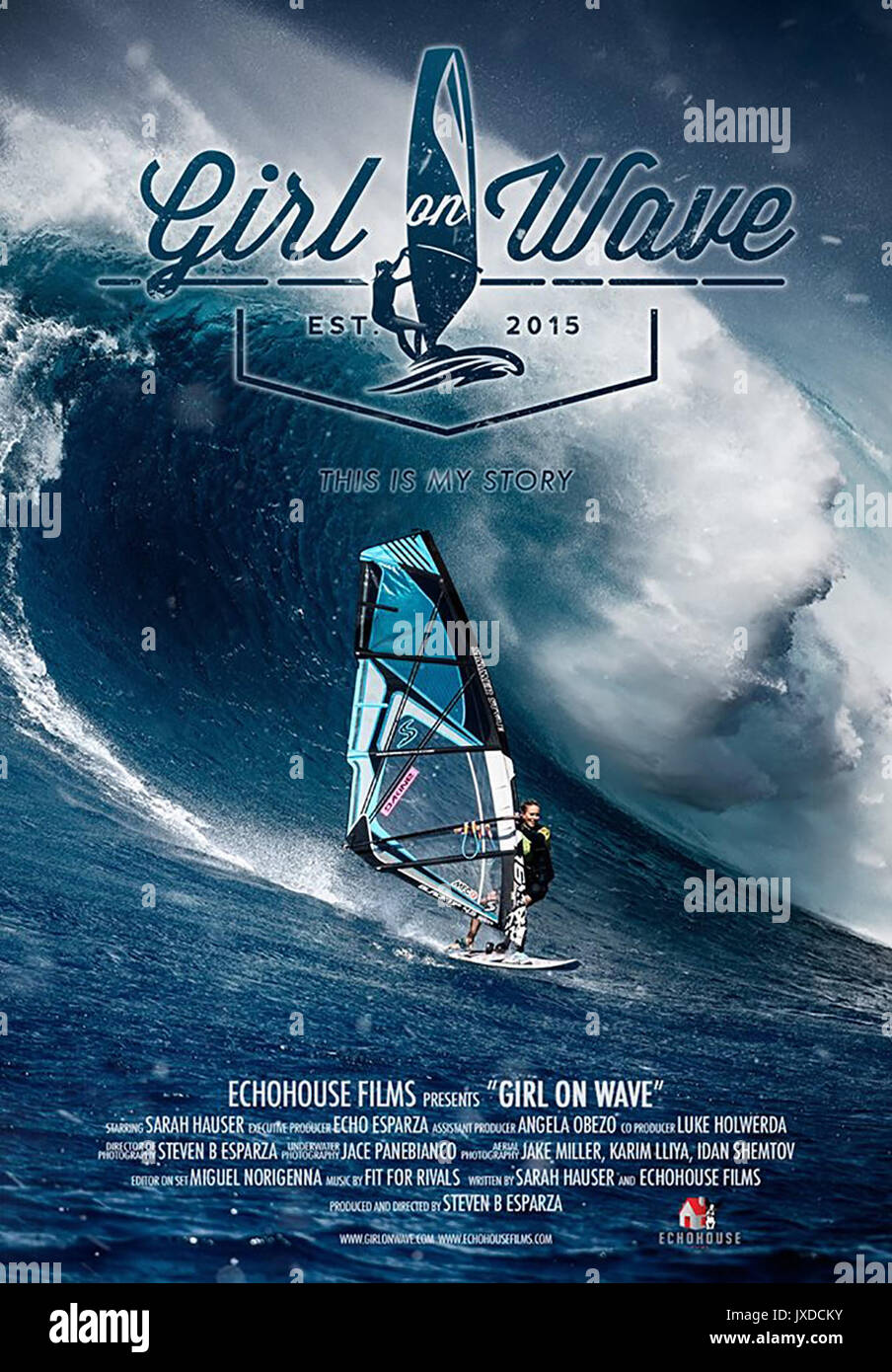 GIRL ON WAVE, US poster, Sarah Hauser, 2017. © The Orchard /Courtesy ...