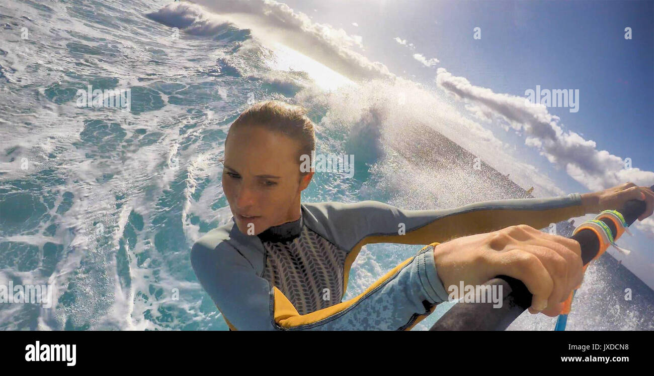 GIRL ON WAVE, Sarah Hauser, 2017. © The Orchard /Courtesy Everett ...