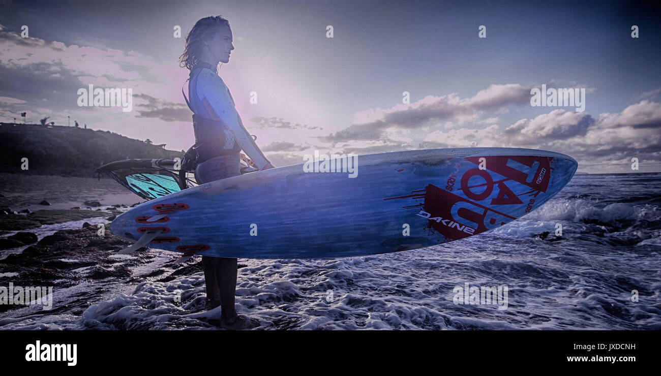 GIRL ON WAVE, Sarah Hauser, 2017. © The Orchard /Courtesy Everett ...