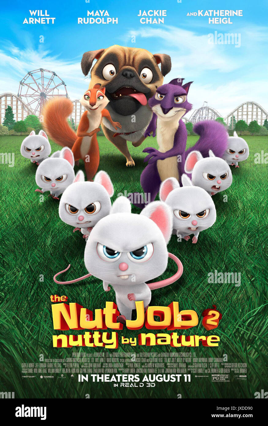 The Nut Job 2 Nutty By Nature Us Poster Top L R Andie Voice