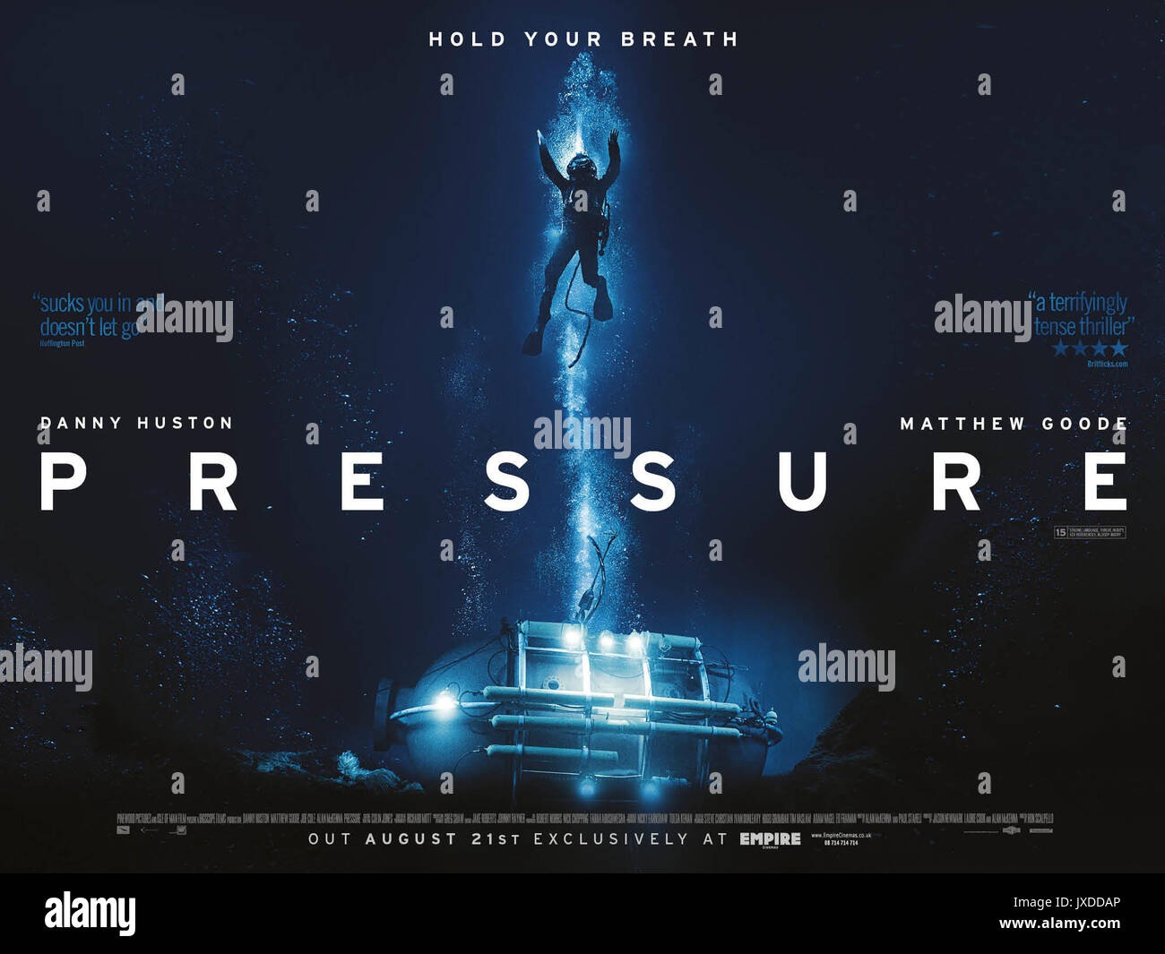 PRESSURE, British poster, 2015. © Vertical Entertainment /Courtesy ...
