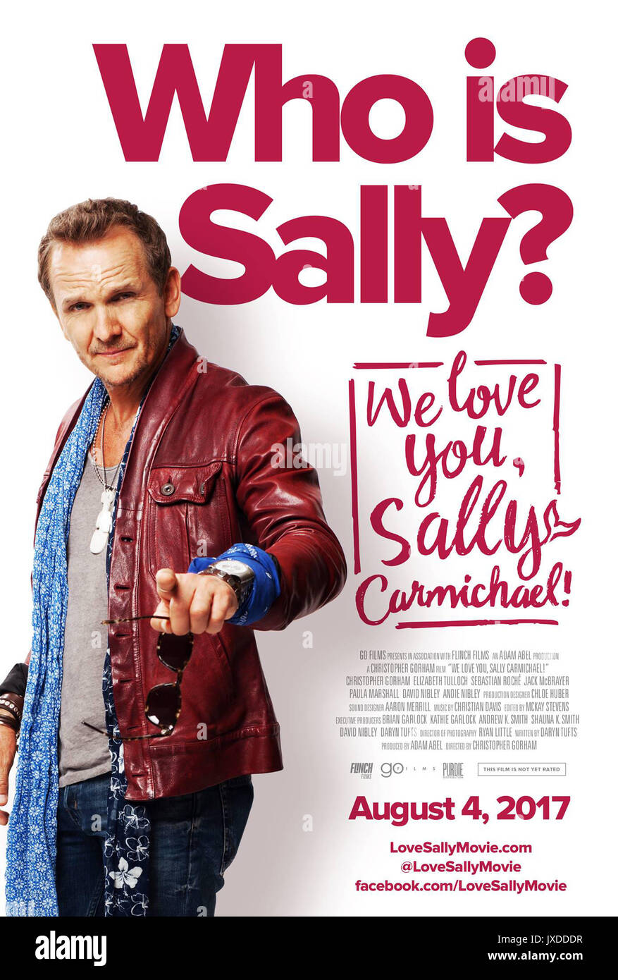 WE LOVE YOU, SALLY CARMICHAEL!, US character poster, Sebastian Roche ...