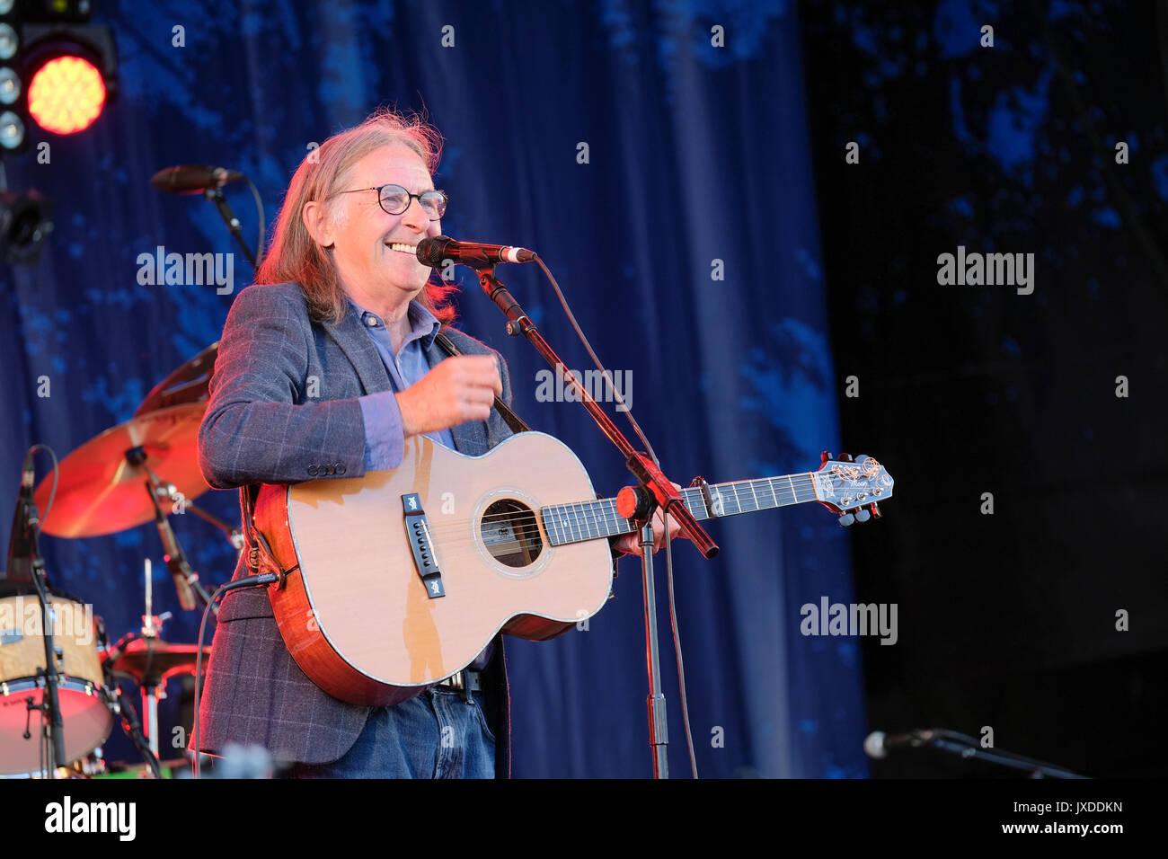 Dougie Maclean performing at the Cropredy Festival, Banbury ...