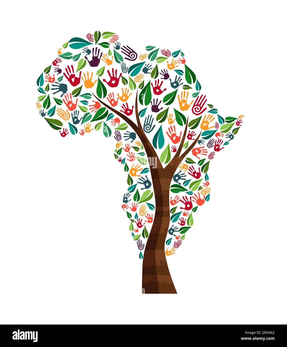 Prints Home Décor Home & Living African Art Africa Shape Print etna.com.pe