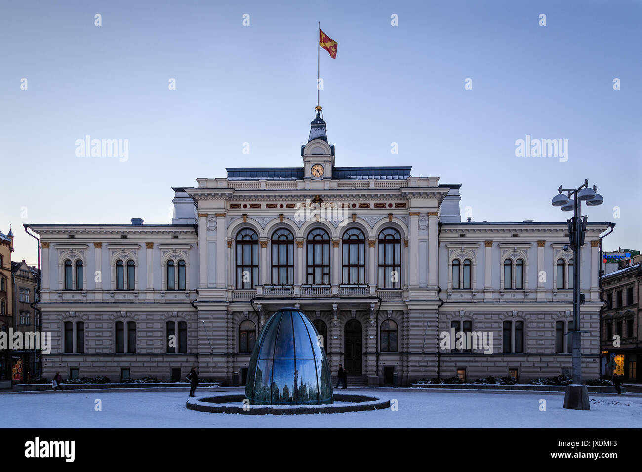 Building in Tempere, Finland Stock Photo - Alamy
