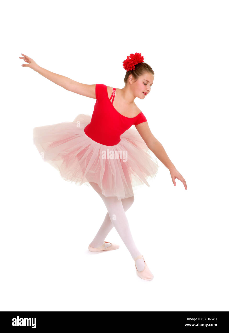 Ballerina in red costume hi-res stock photography and images - Alamy