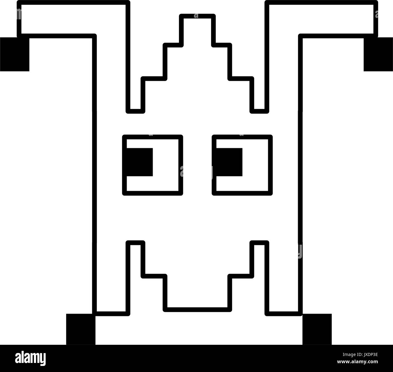 videogame pixel character icon image Stock Vector Image & Art - Alamy