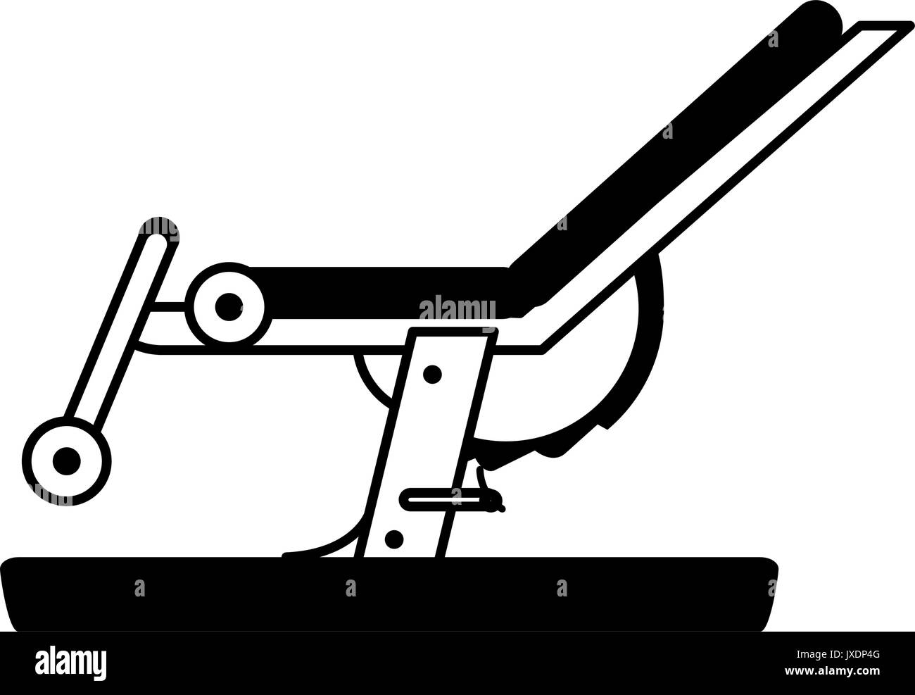 Leg curl workout Stock Vector Images - Alamy