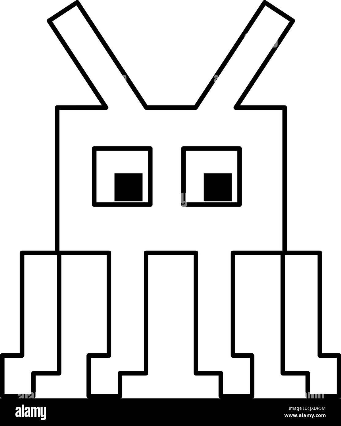 videogame pixel character icon image Stock Vector Image & Art - Alamy