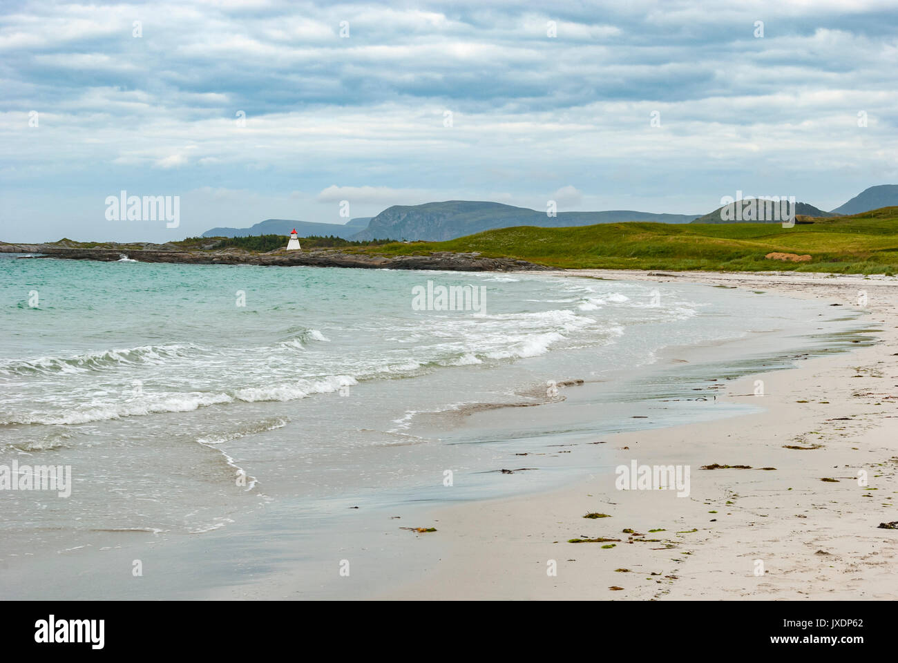 Lighthouse Blindheim and Blimsanden beach Stock Photo - Alamy