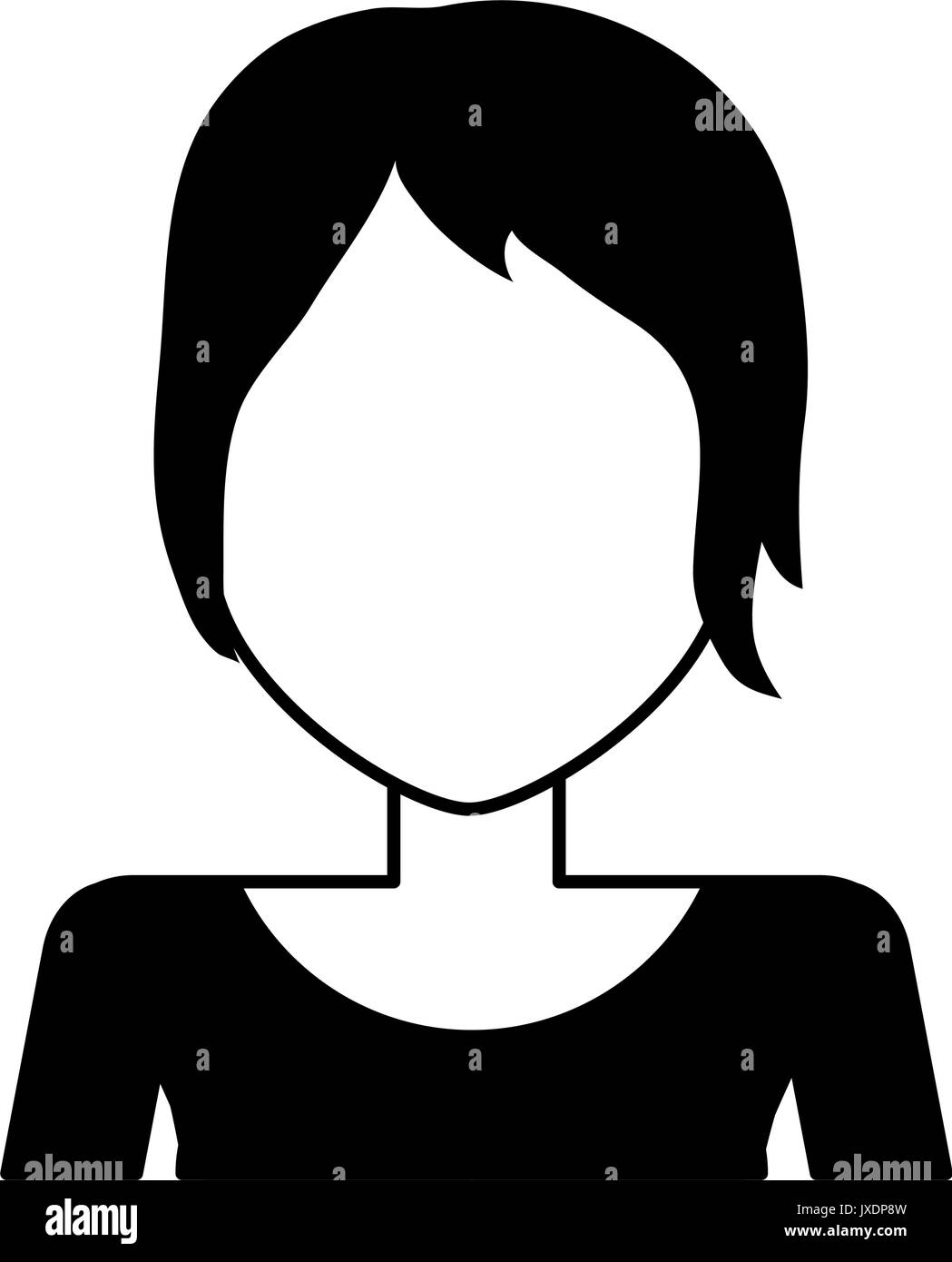 Pixie haircut Stock Vector Images - Alamy