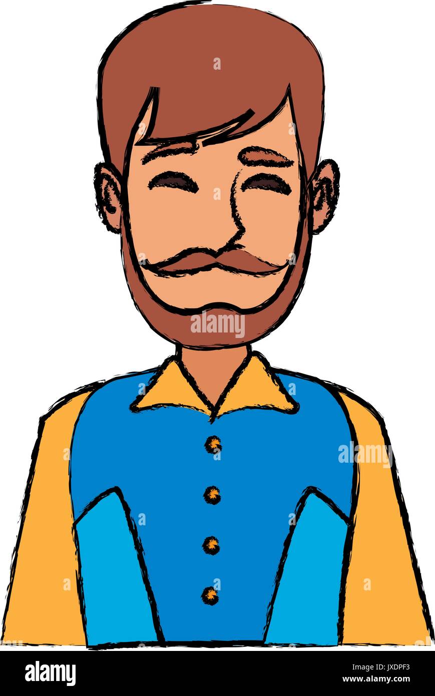 portrait man smiling character person Stock Vector Image & Art - Alamy