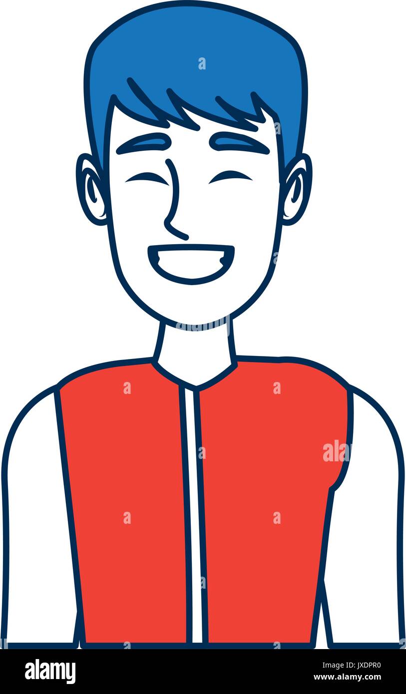 portrait man smiling character person Stock Vector Image & Art - Alamy