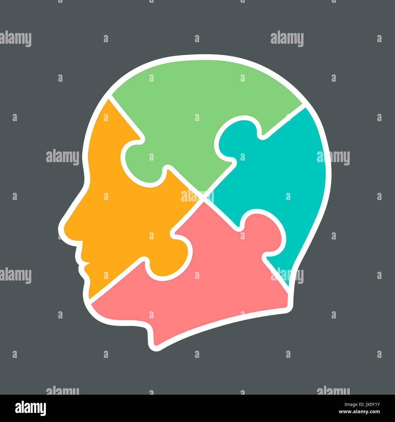 Jigsaw illustration hi-res stock photography and images - Alamy