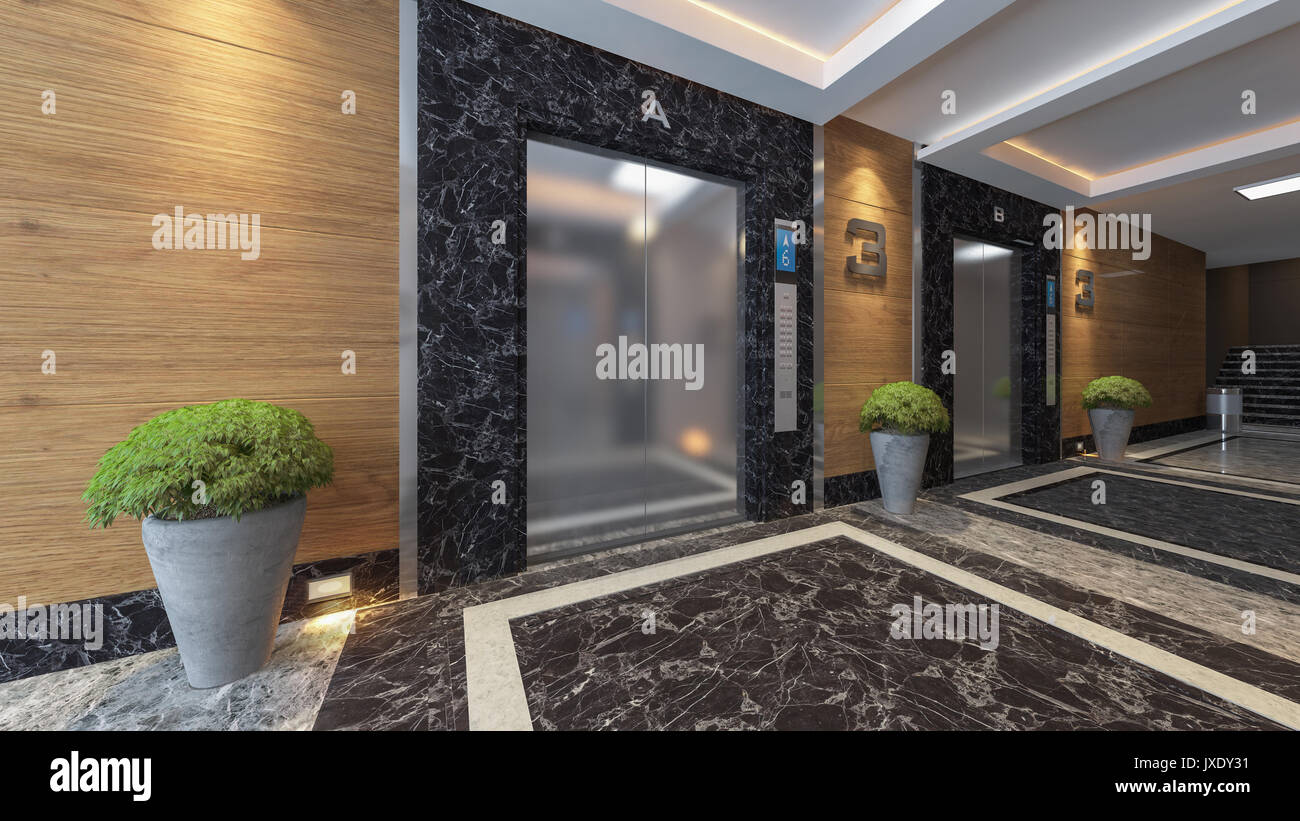Modern Lobby Design Concept