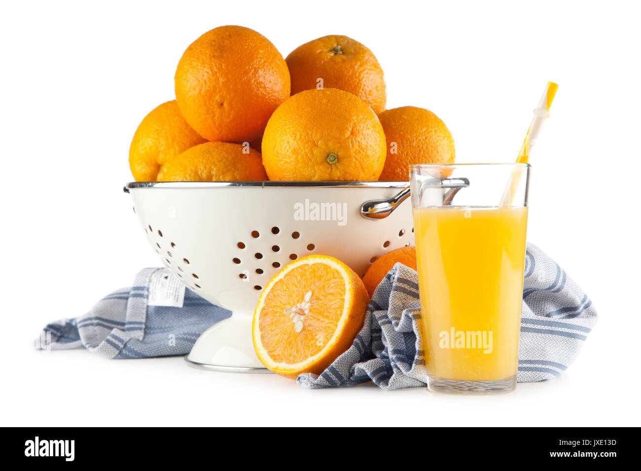 Orange squeeze glass Cut Out Stock Images & Pictures - Alamy