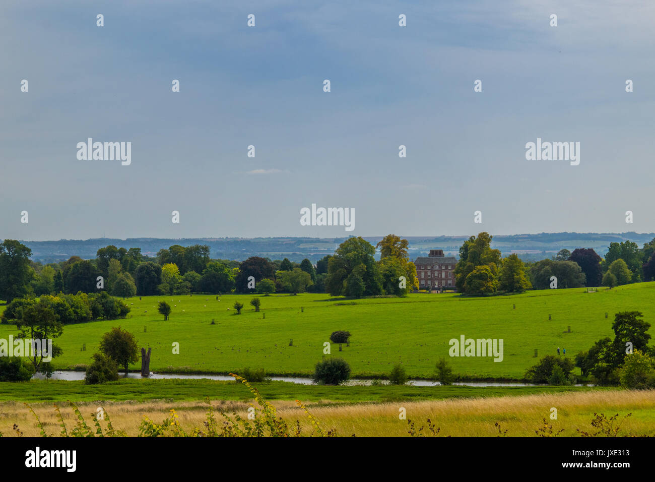 Wimpole Hall and its Folly Stock Photo - Alamy
