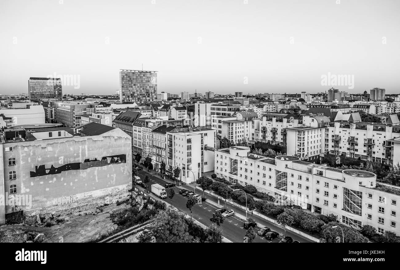 Aerial view over the city of Berlin Germany Stock Photo - Alamy