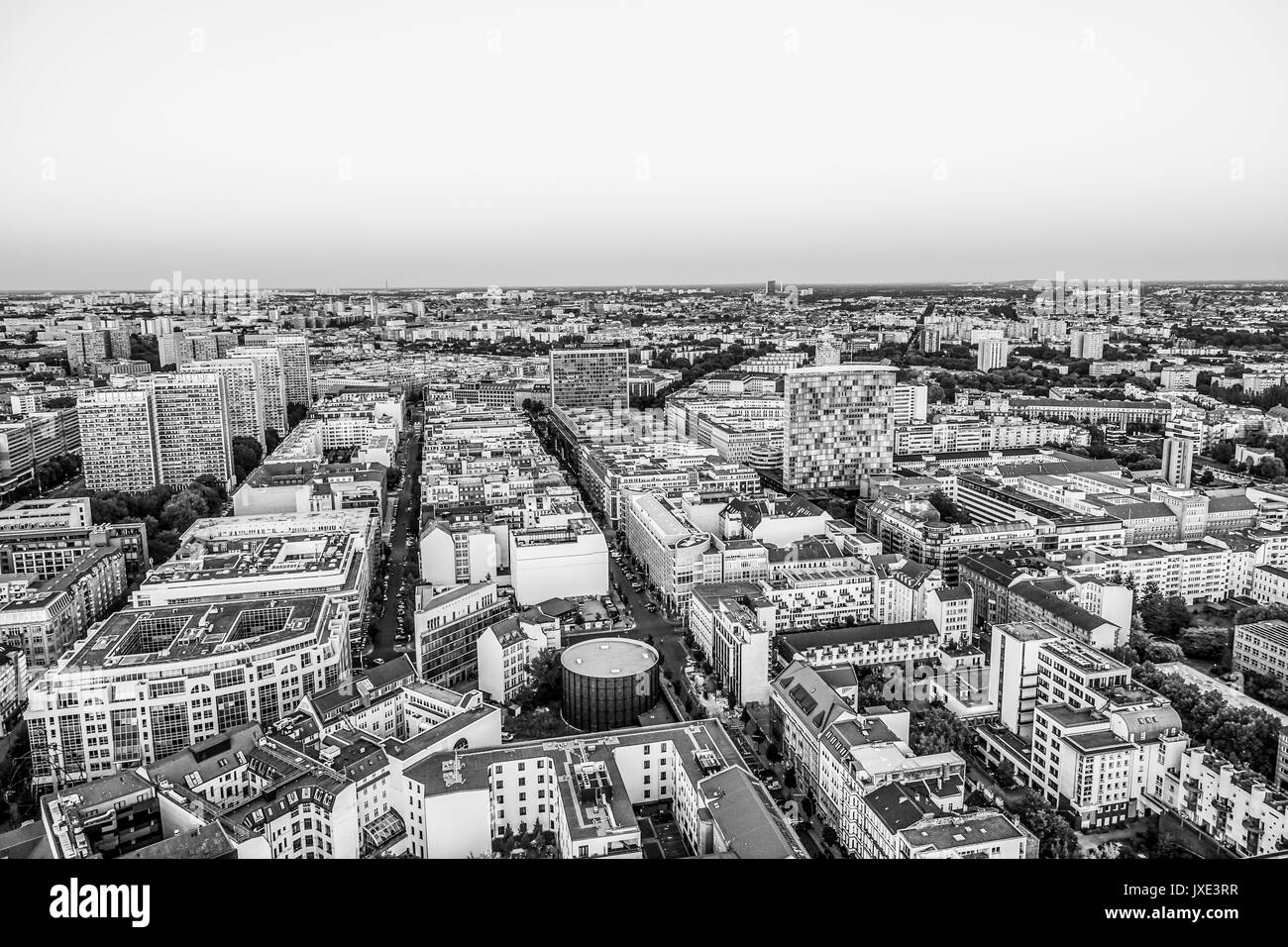 Aerial view over the city of Berlin Germany Stock Photo - Alamy