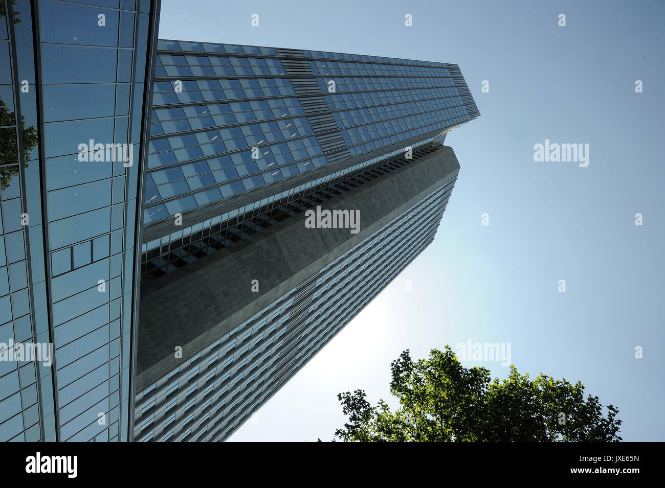 Euro Tower; standing 486 feet (148 metres) tall above the ...