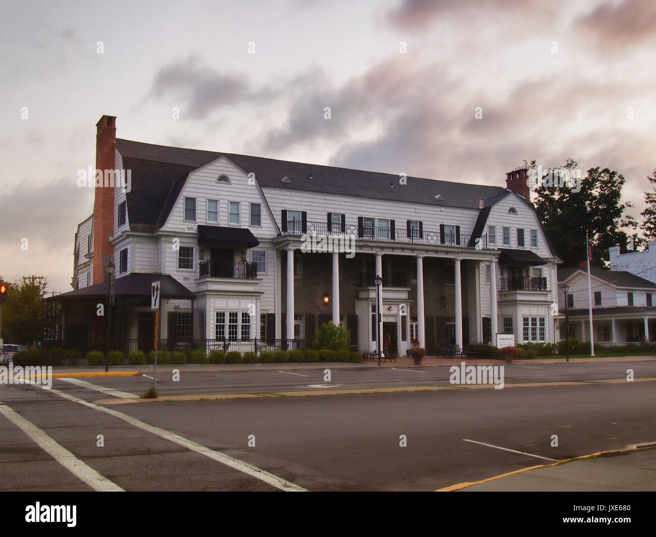 Hamilton , New York, USA. August 12, 2017. View of the Colgate Inn ...
