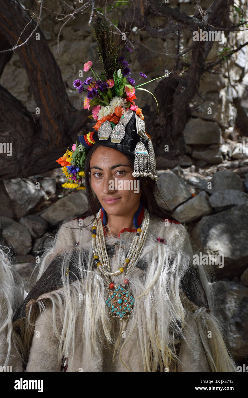 Aryan Female, Ladakh Stock Photo - Alamy