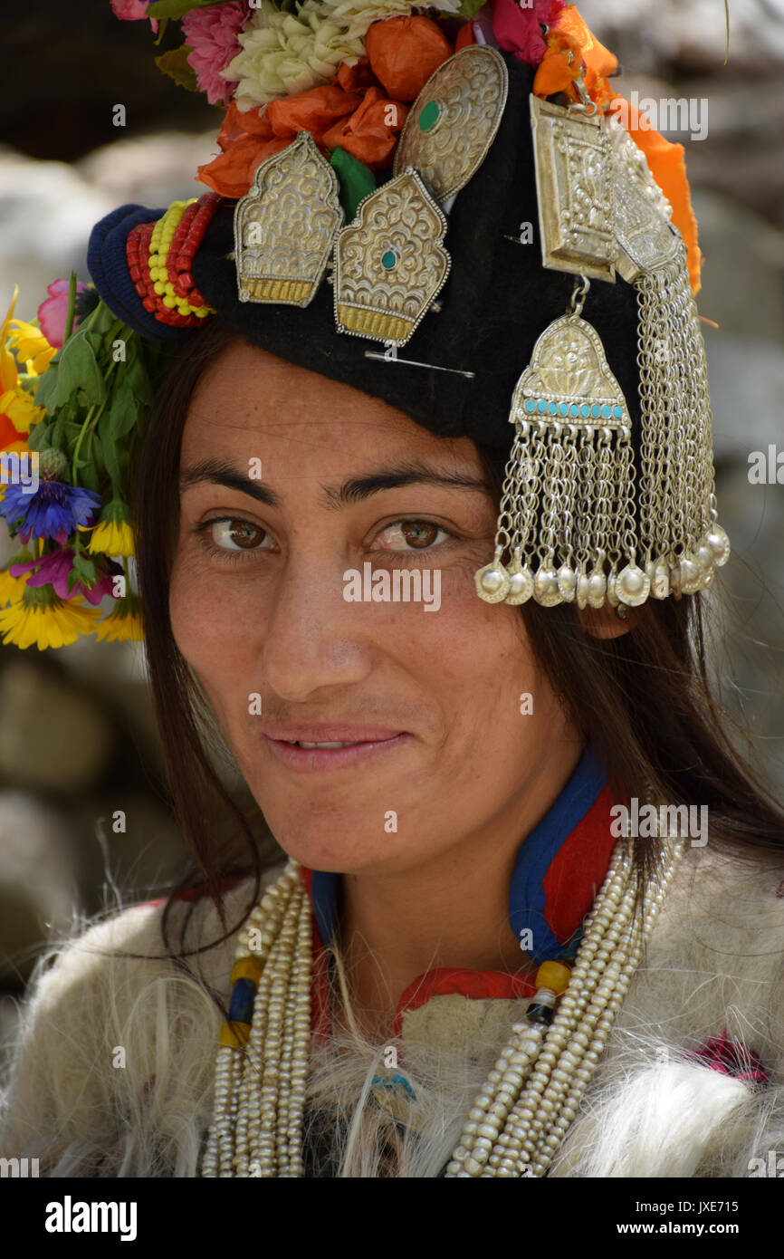 Aryan Female, Ladakh Stock Photo - Alamy