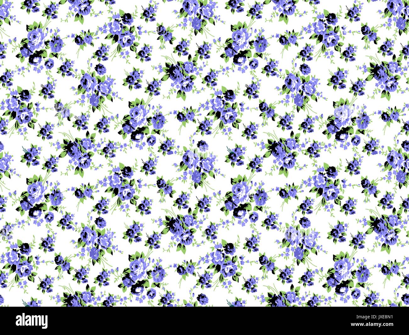 seamless flower pattern Stock Vector Image & Art - Alamy