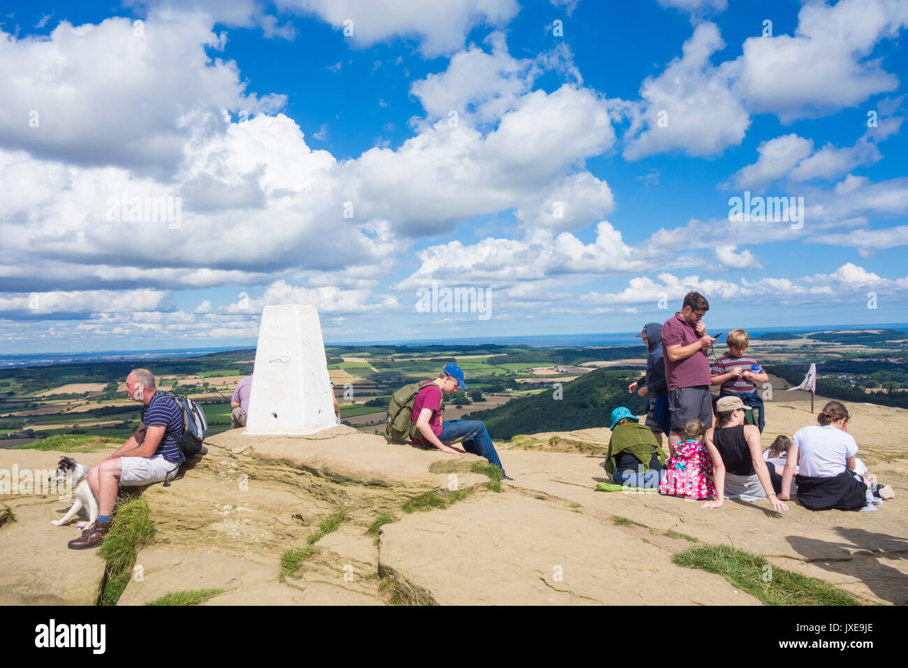 Roseberry topping, North York Moors National Park, North Yorkshire ...