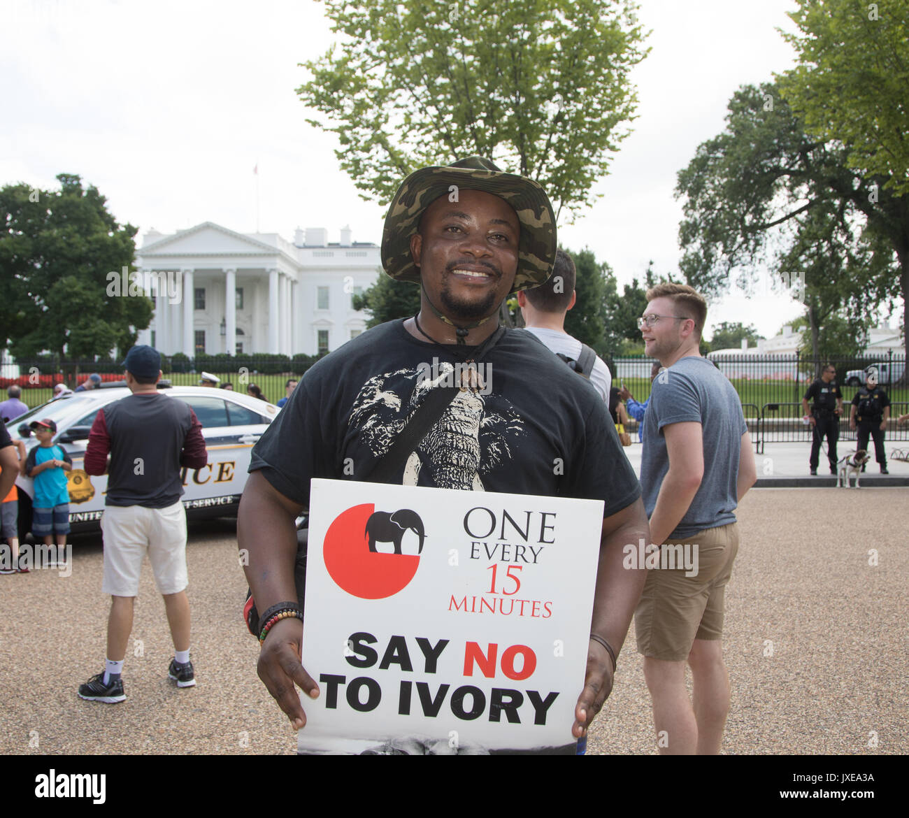 Congolese Park Ranger Adams Cassinga (photo) spoke on behalf to ...