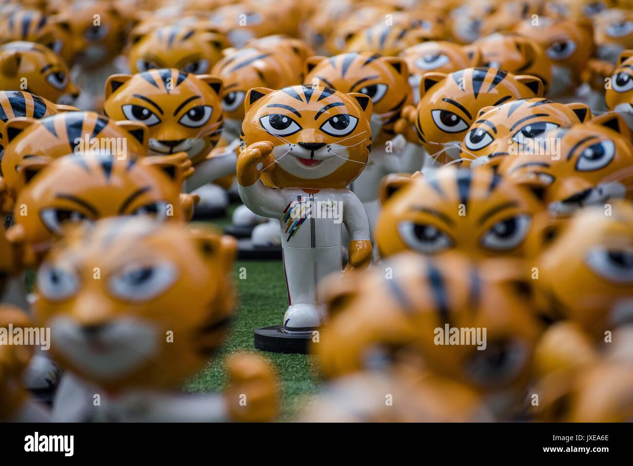 Kuala Lumpur, KUALA LUMPUR, MALAYSIA. 15th Aug, 2017. Hundred of RIMAU ...