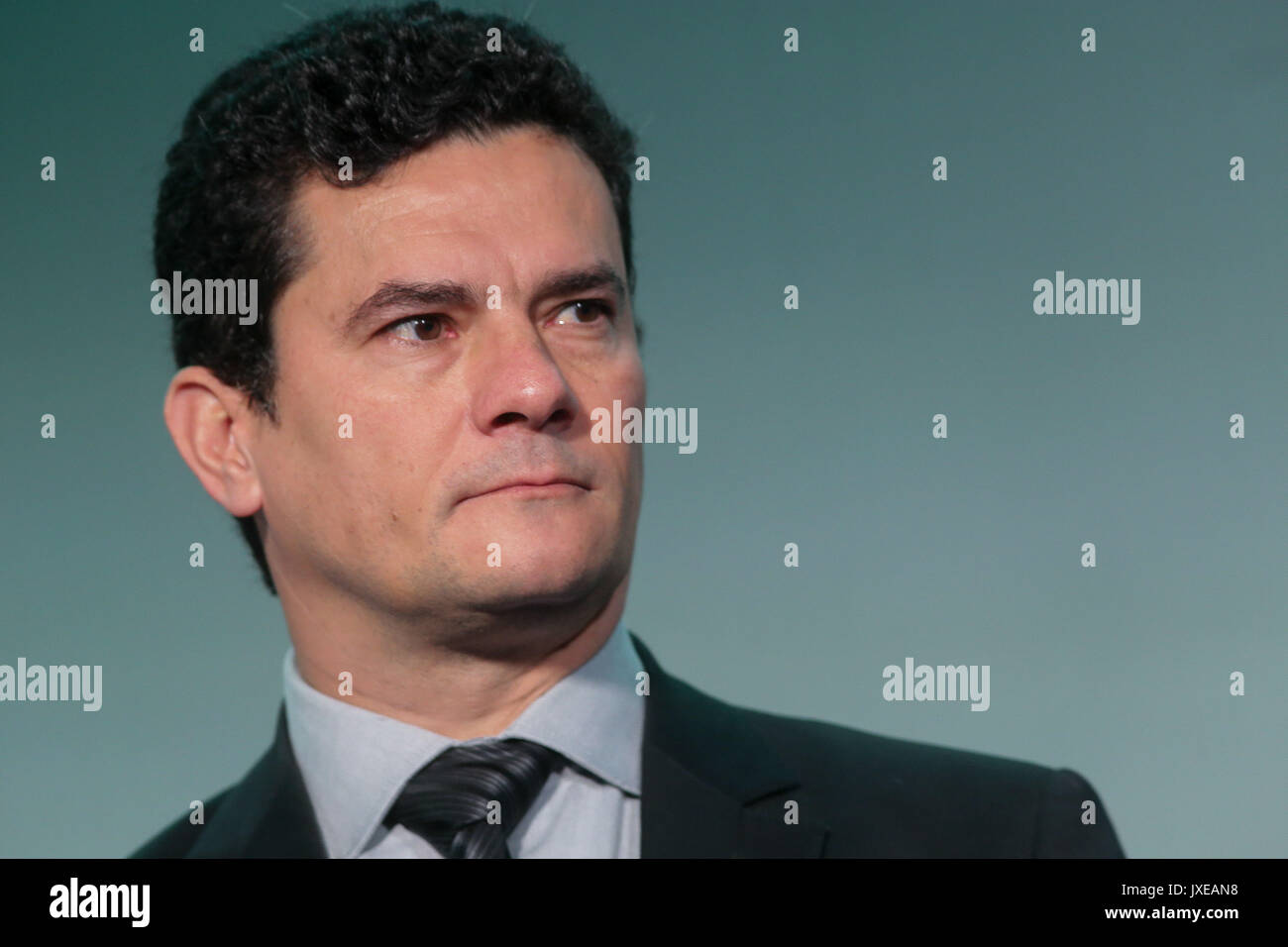 Sao Paulo, Brazil. 15th Aug, 2017. Federal Judge Sérgio Moro ...